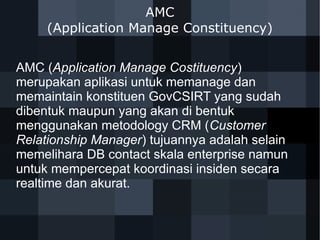 Roadmap govcsirt versi sholeh | PDF