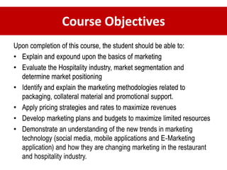 Roadmap Hospitality Marketing | PDF