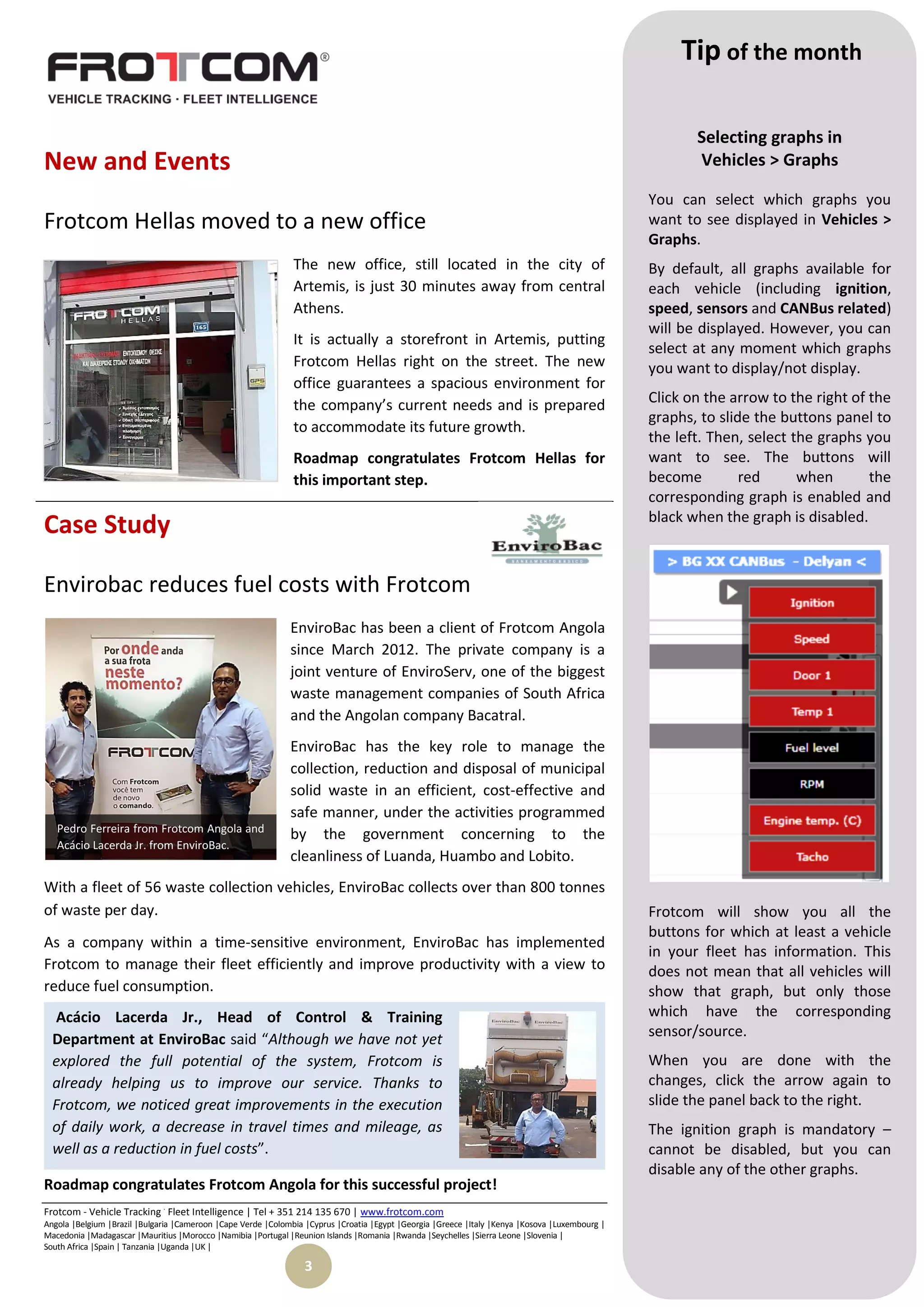 Roadmap monthly newsletter - December 2013 | PDF