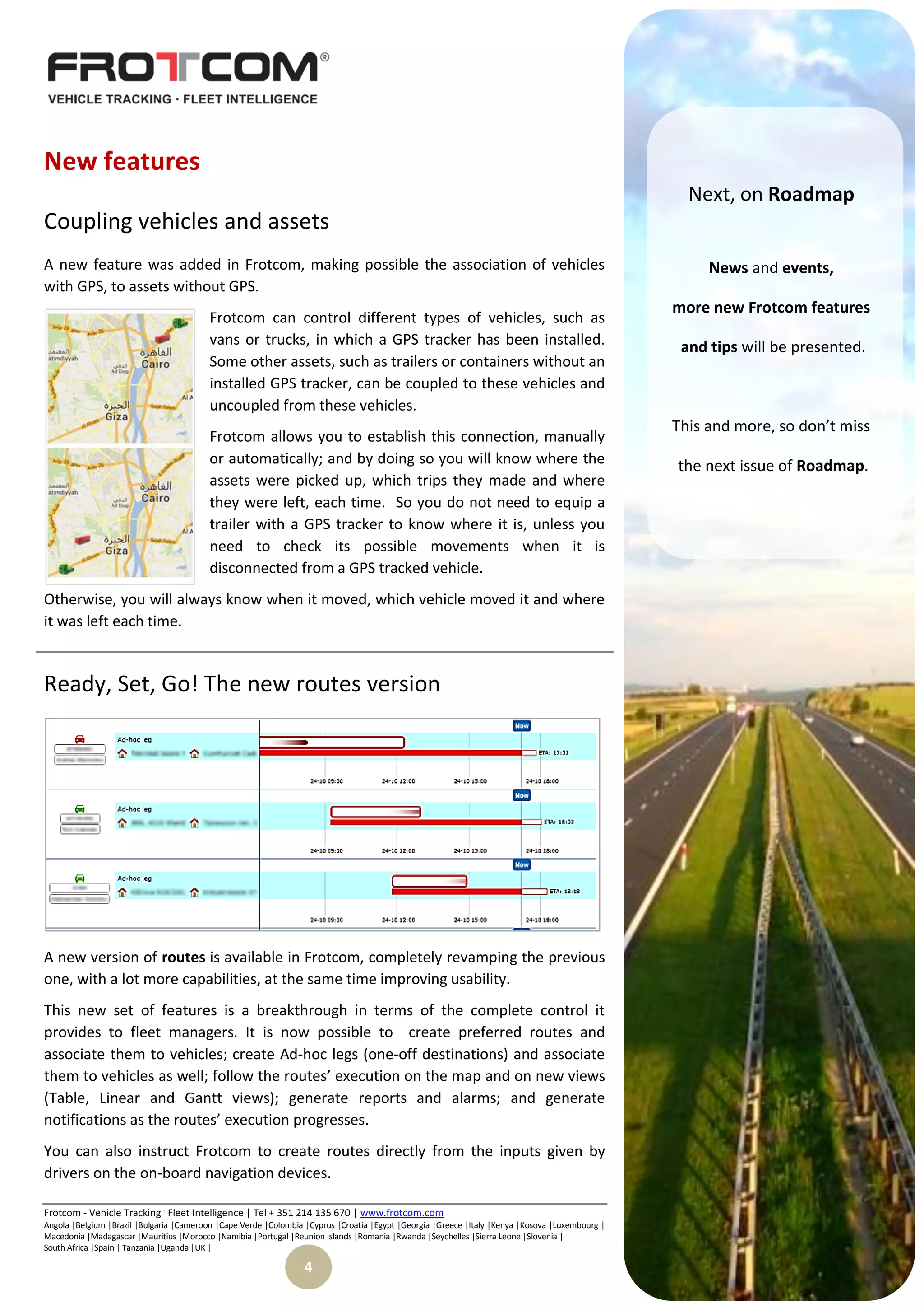Roadmap monthly newsletter - December 2013 | PDF