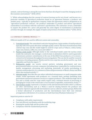 Roadmap of EU Office, Myanmar Corn Farmers' Association | PDF