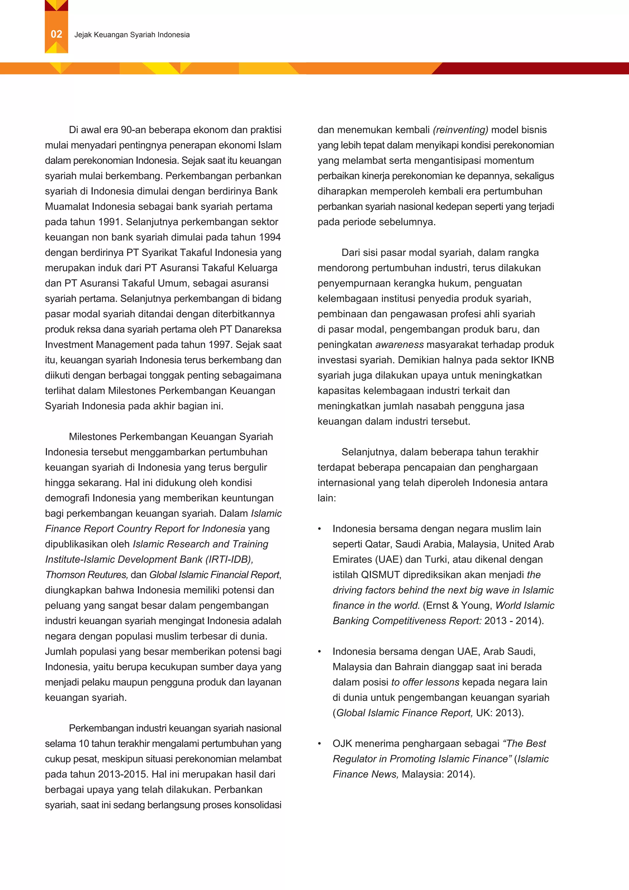 Roadmap pengembangan keuangan syariah indonesia 2017 2019 | PDF