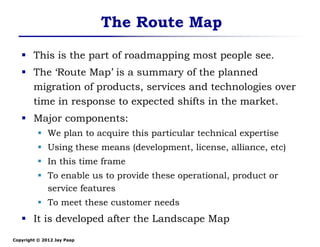 How to Use Landscape Maps and Route Maps to Drive Innovation | PDF