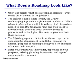 How to Use Landscape Maps and Route Maps to Drive Innovation | PPT