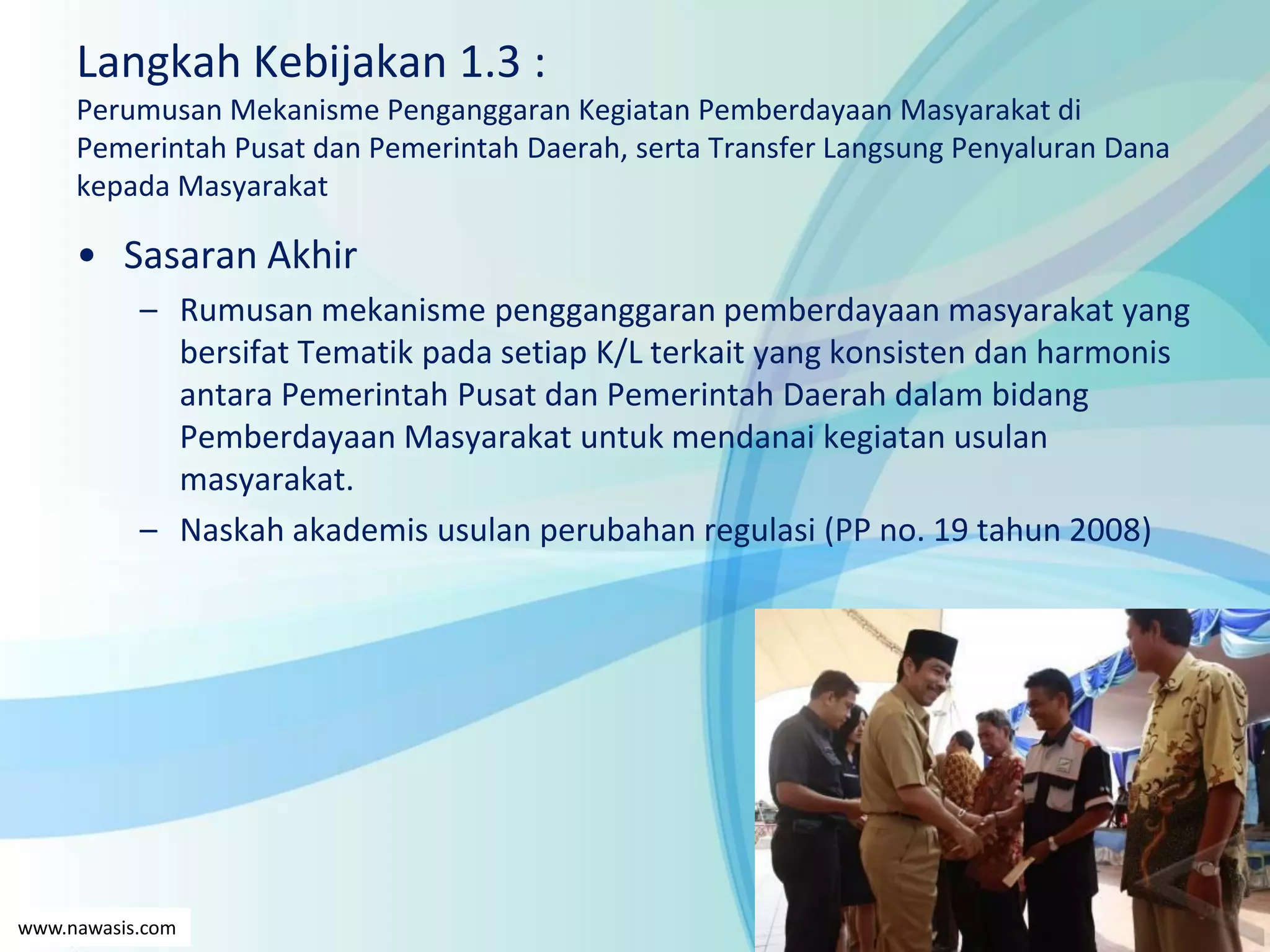 Road Map Program Nasional Pemberdayaan Masyarakat (PNPM) Mandiri | PDF