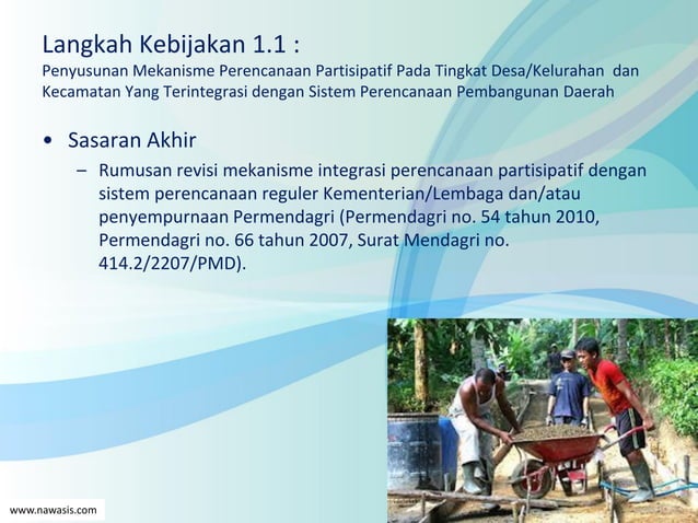 Road Map Program Nasional Pemberdayaan Masyarakat (PNPM) Mandiri | PDF