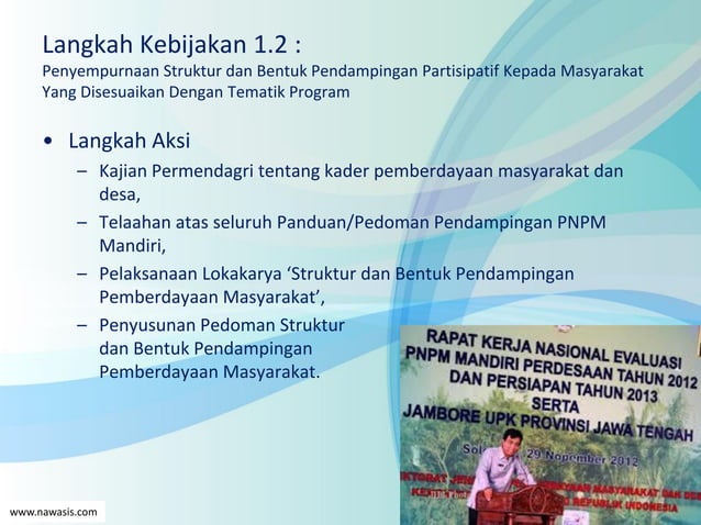 Road Map Program Nasional Pemberdayaan Masyarakat (PNPM) Mandiri | PDF