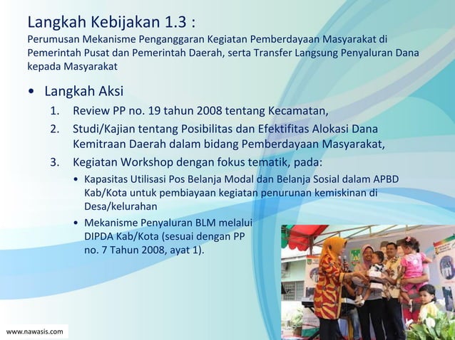 Road Map Program Nasional Pemberdayaan Masyarakat (PNPM) Mandiri | PDF