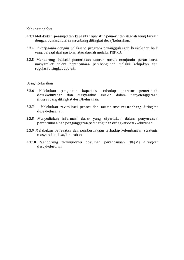 Roadmap Program SAPA | PDF