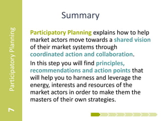 Step 7: Participatory Planning | PPT