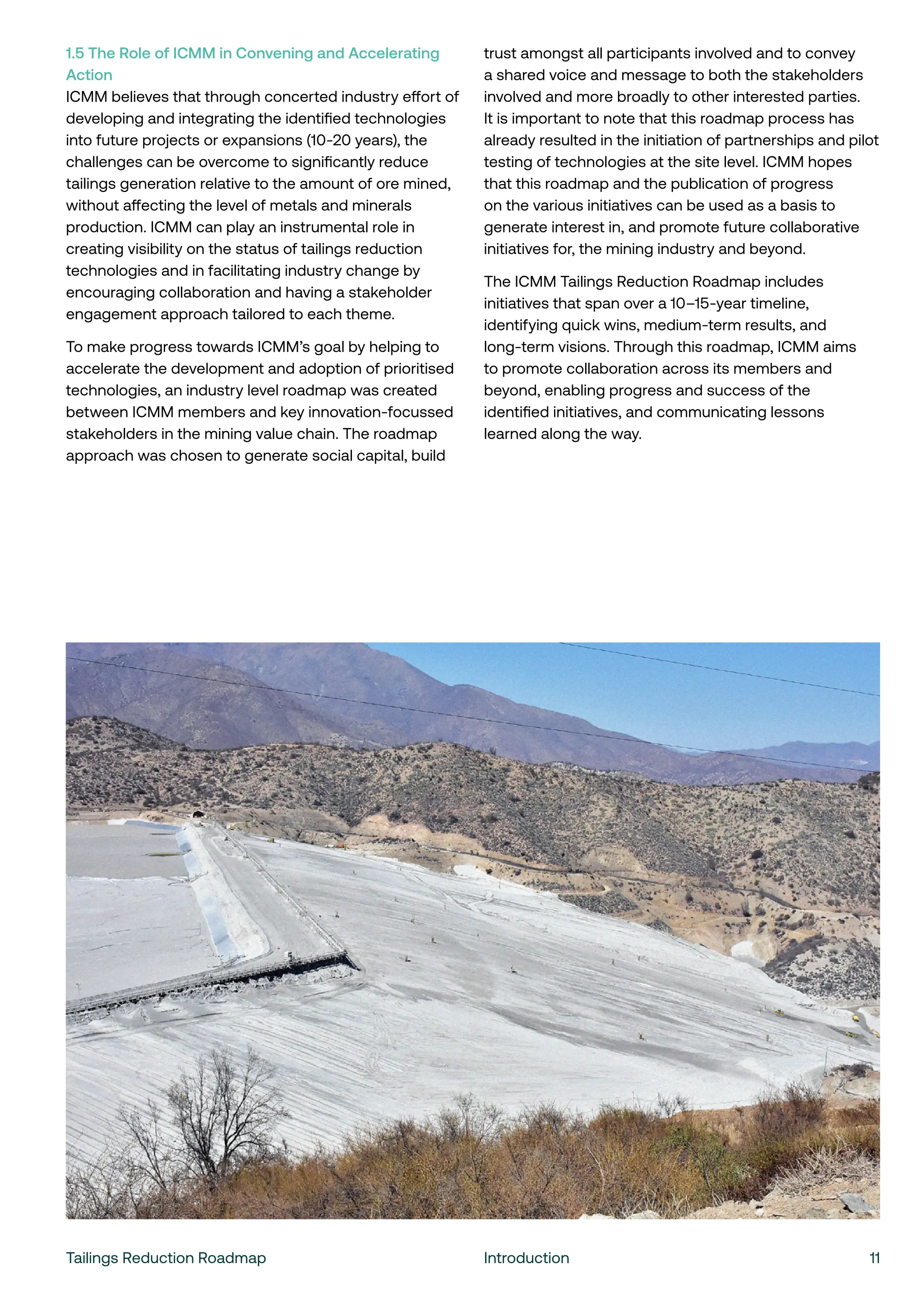 roadmap_tailings-reduction geotecnia barragens | PDF