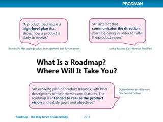 Roadmap – The Way to Do it Successfully | PDF