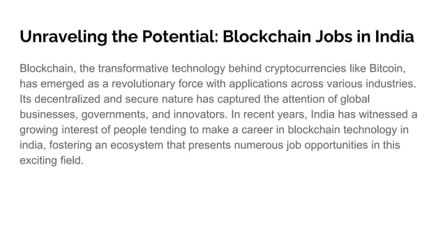 Roadmap to Become a Blockchain Developer - ASB | PPT