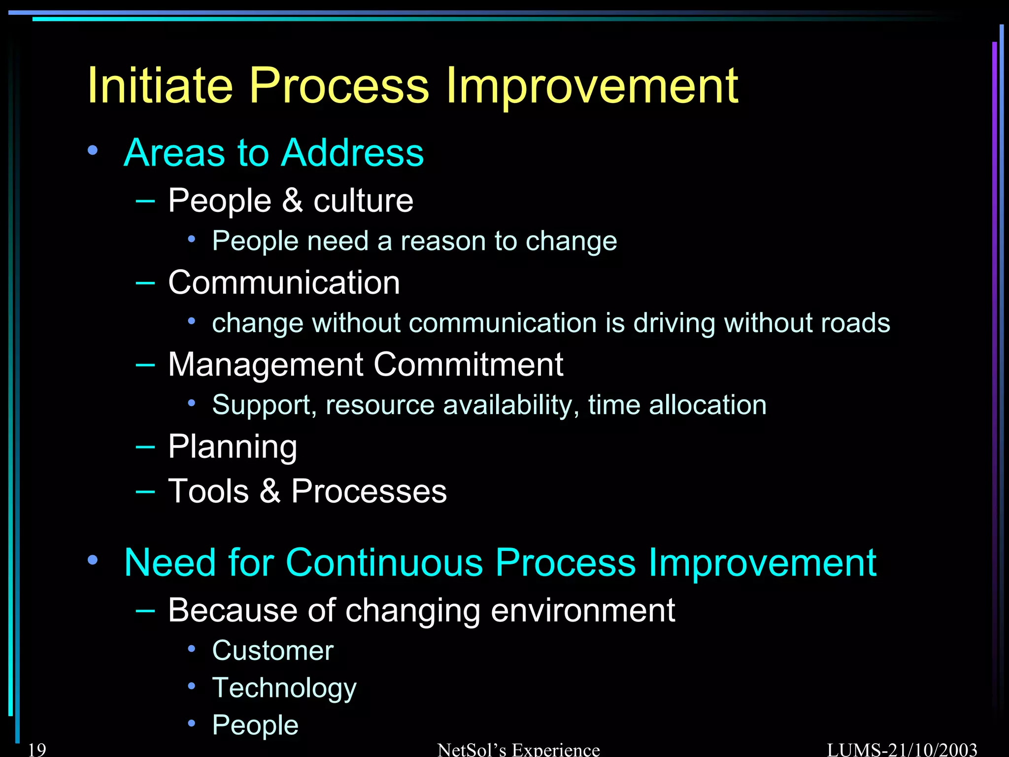 Road map to cmm | PPT