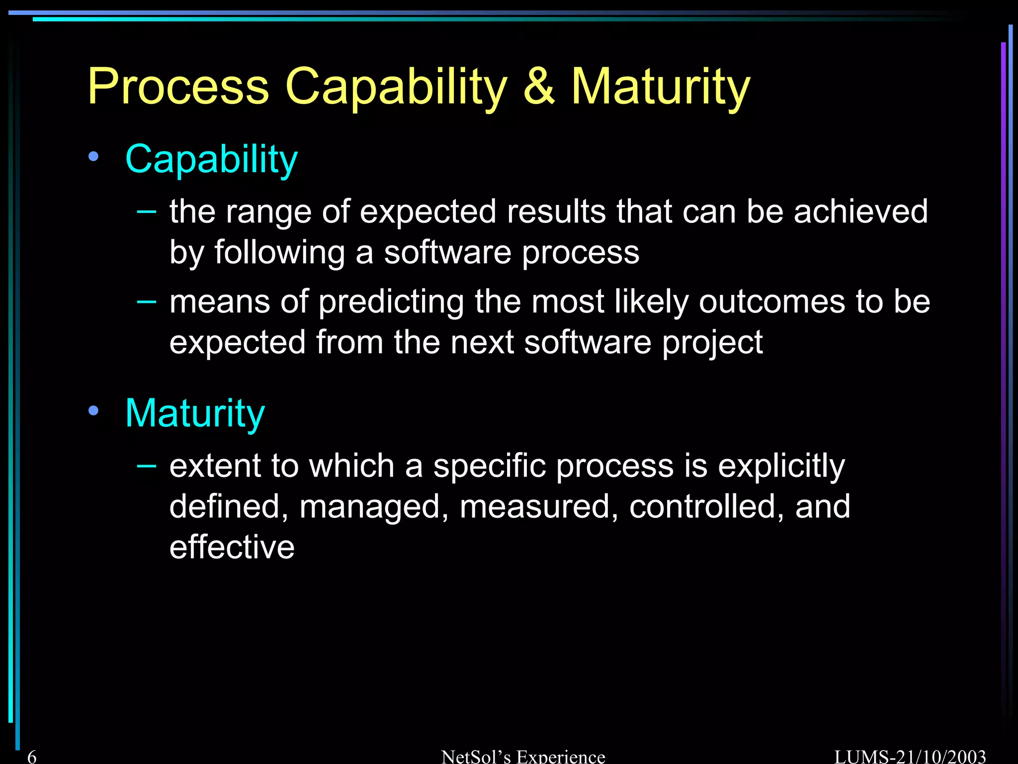 Road map to cmm | PPT