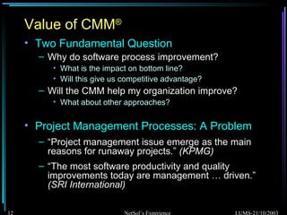 Road map to cmm | PPT | Computer Software and Applications | Computing