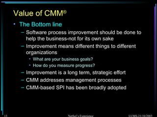 Road map to cmm | PPT | Computer Software and Applications | Computing