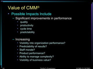 Road map to cmm | PPT | Computer Software and Applications | Computing