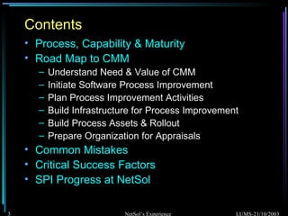 Road map to cmm | PPT | Computer Software and Applications | Computing