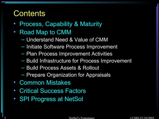 Road map to cmm | PPT | Computer Software and Applications | Computing