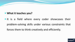 Road map to competitive programming | PPT