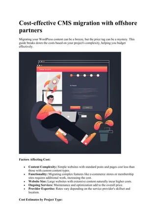 Roadmap to cost-effective CMS migration with offshore partners.pdf