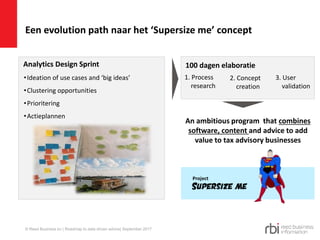 Roadmap to data driven advice michael goedhart 1v0 | PPTX