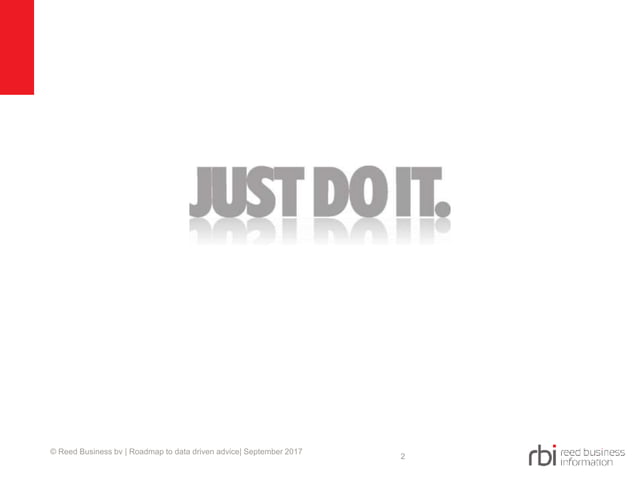 Roadmap to data driven advice michael goedhart 1v0 | PPTX