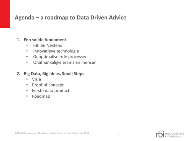 Roadmap to data driven advice michael goedhart 1v0 | PPTX