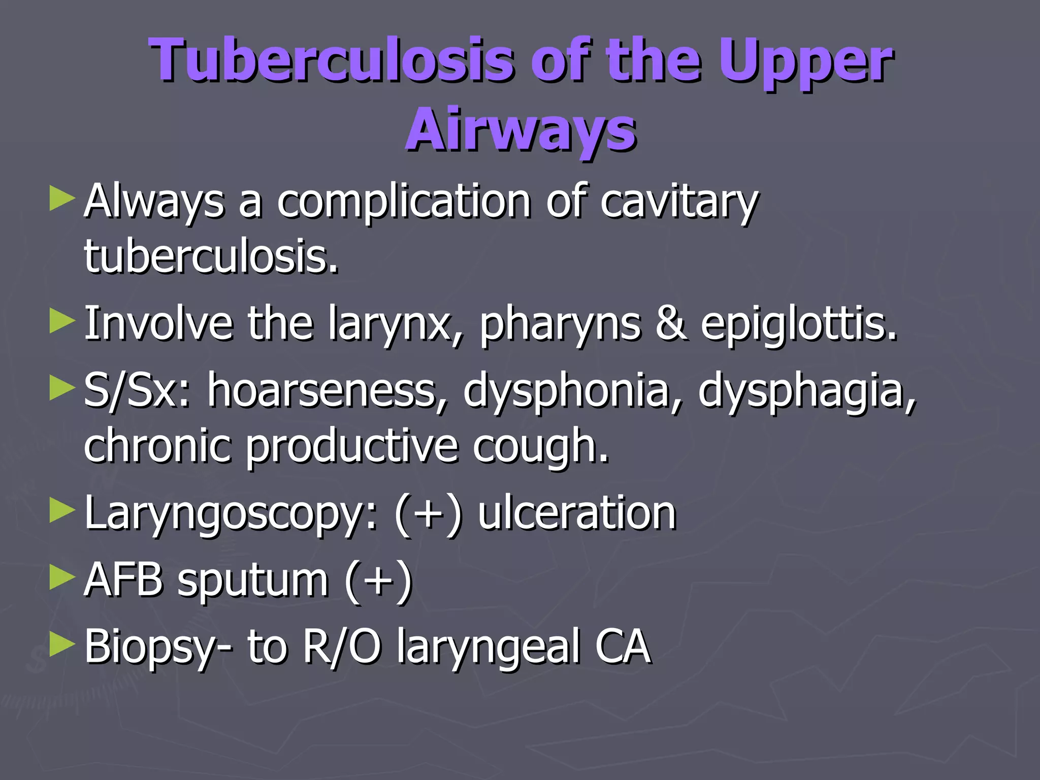 Roadmap To Diagnosis & Treatment Of Extrapulmonary Tb | PPT