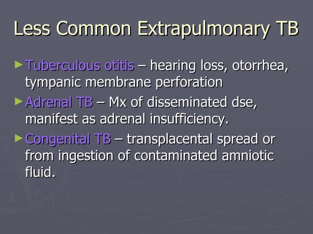 Roadmap To Diagnosis & Treatment Of Extrapulmonary Tb | PPT
