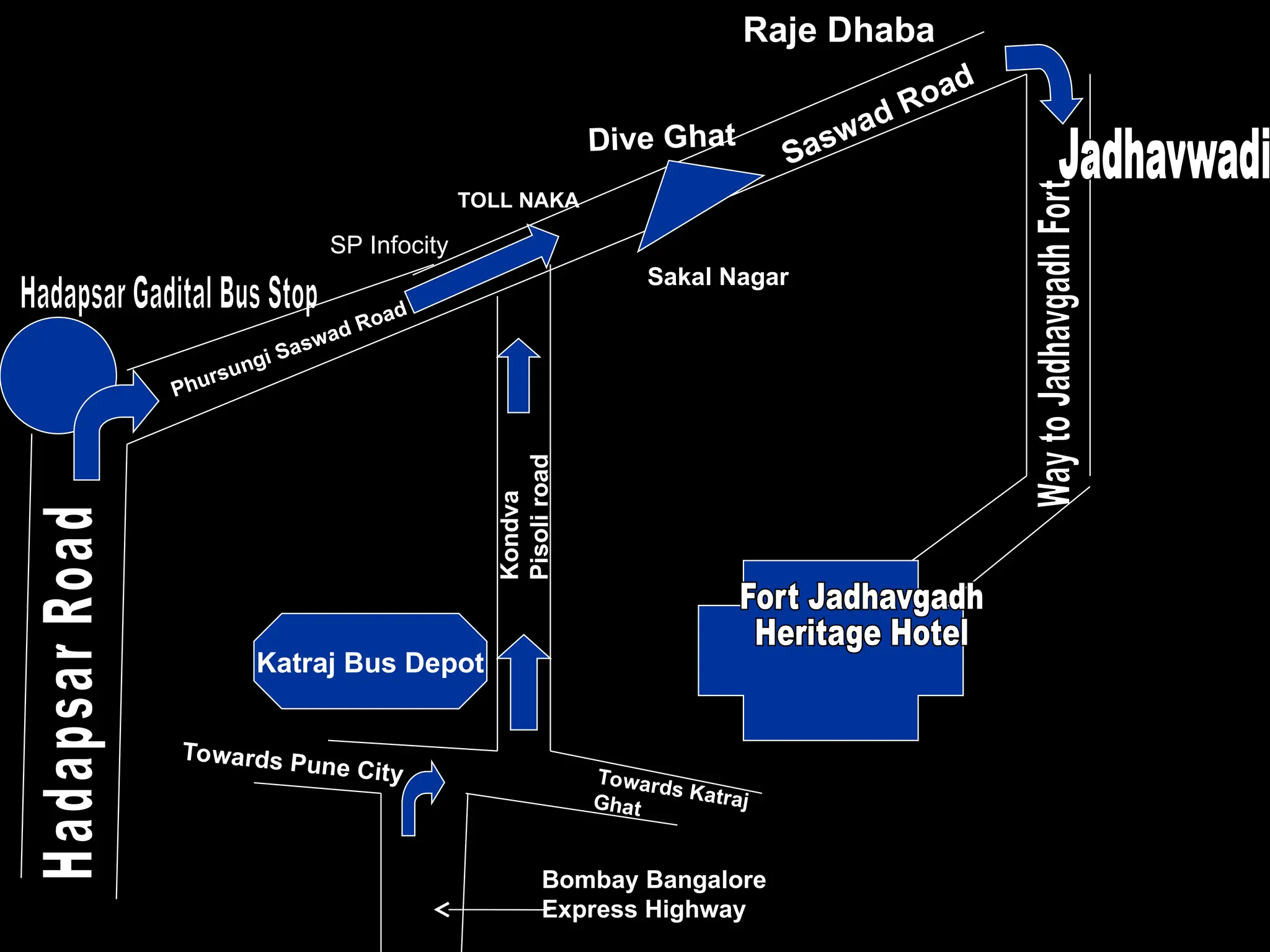 Roadmap to Fort Jadhavgadh in Maharashtra.ppt