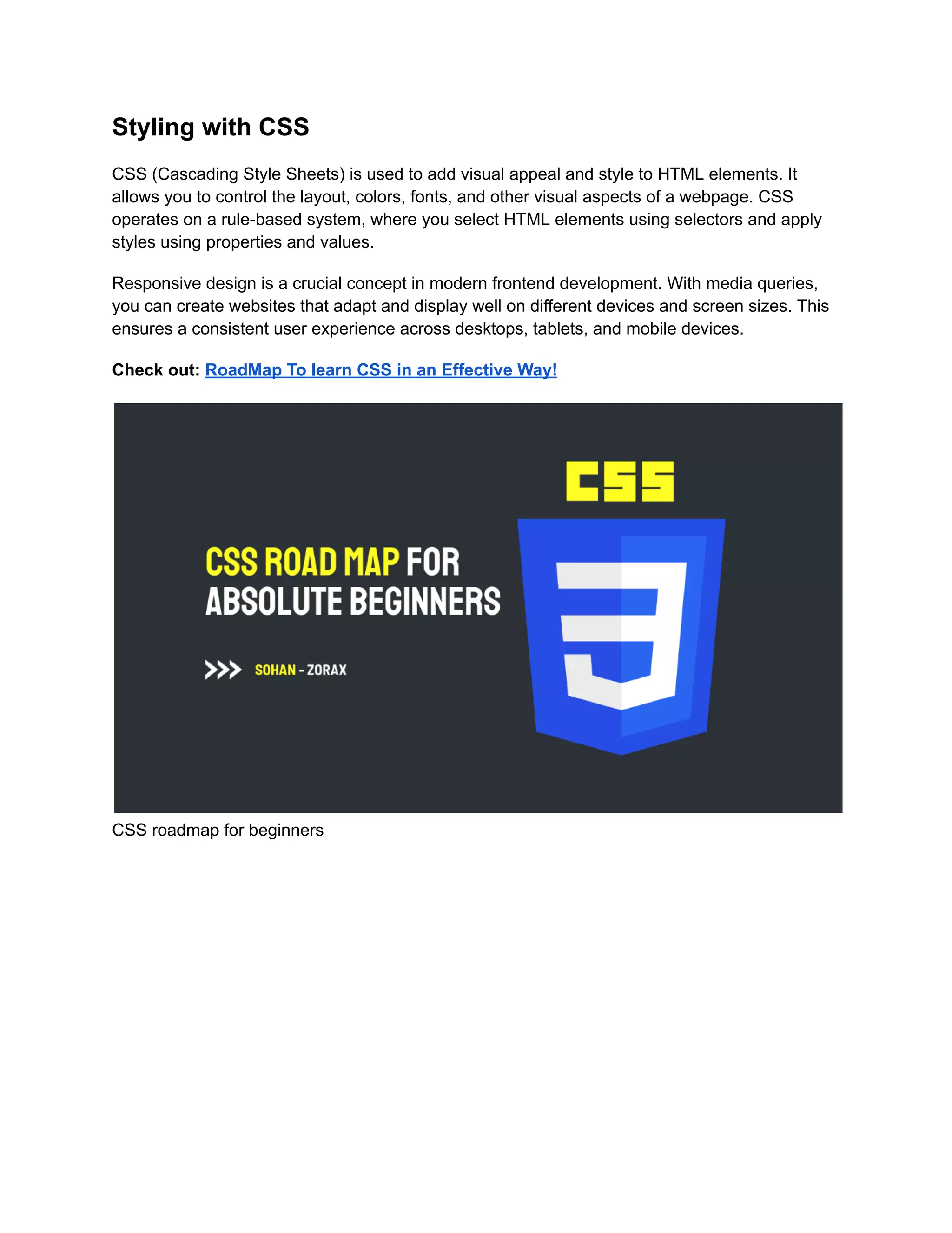 Roadmap To Frontend Developmentpdf