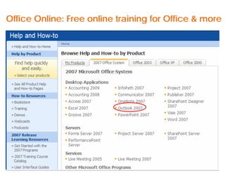 Roadmap To Microsoft Training Resources | PDF