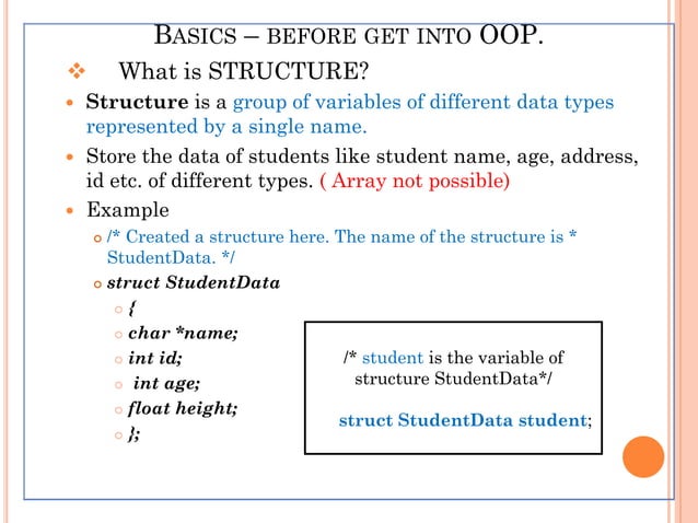 Roadmap To Object Oriented Programming Ppt 6667