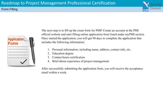 Roadmap to project management professional certification | PPTX