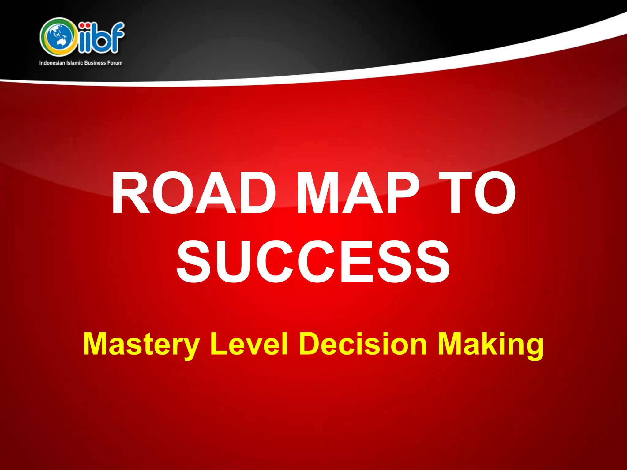 Road map to success | PPT