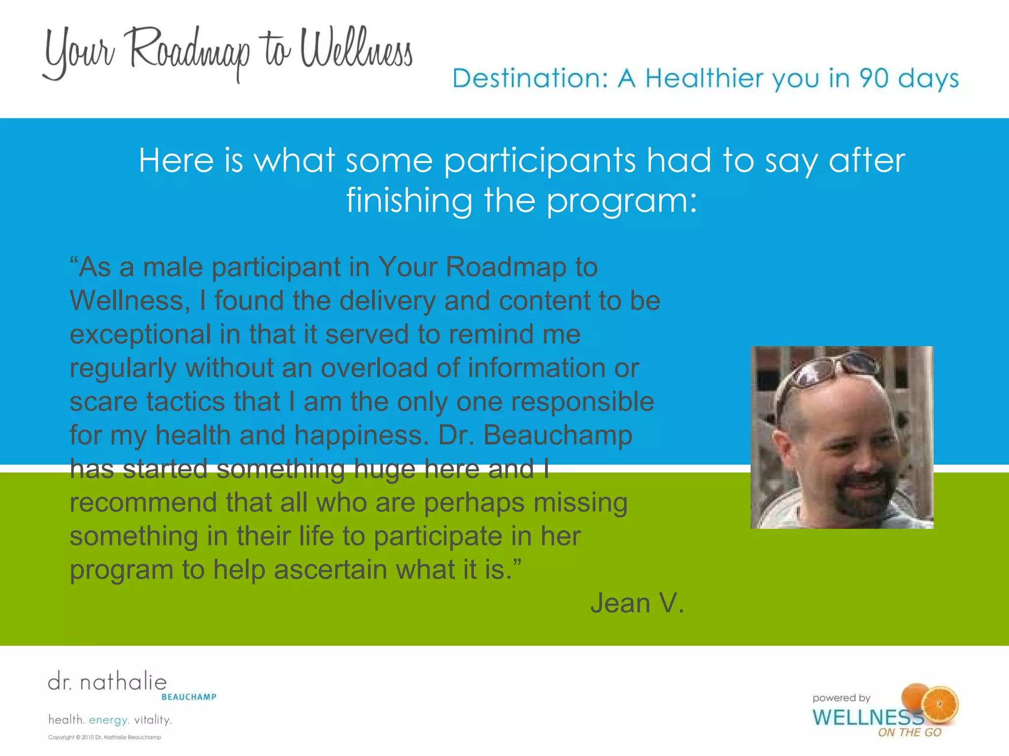 Roadmap To Wellness Synopsis | PPT