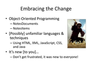 Roadmap to XPages | PPT