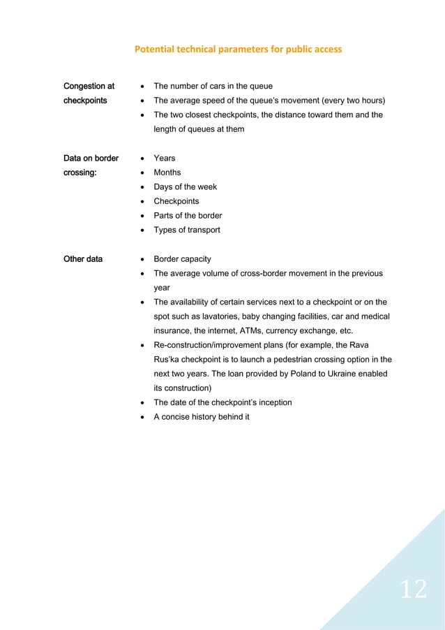 Solutions roadmap for Ukraine-Schengen border | PDF