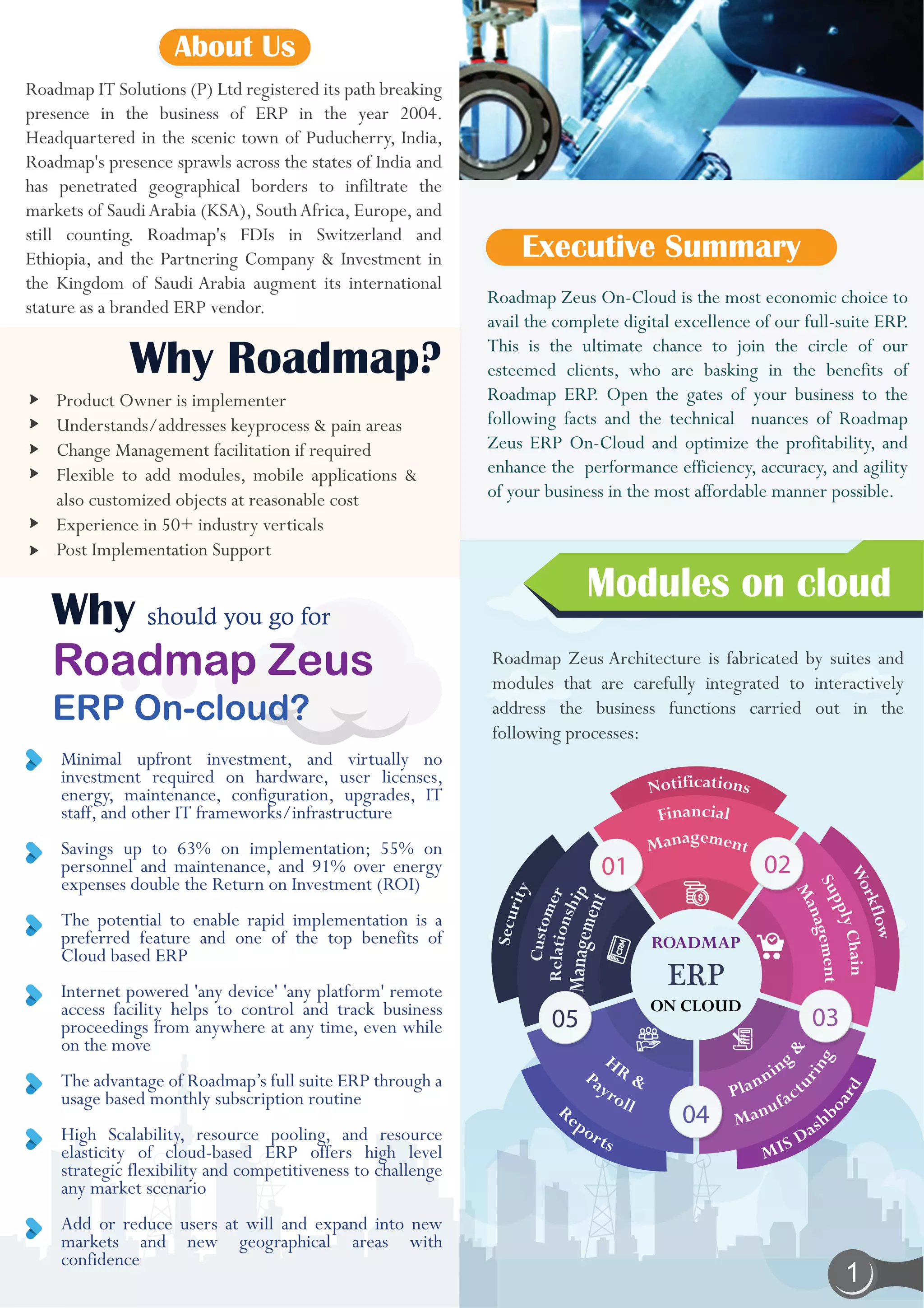 Roadmap Zeus ERP On Cloud | PDF | Cloud Computing | Internet