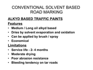 Road Marking Paints 14.3.07