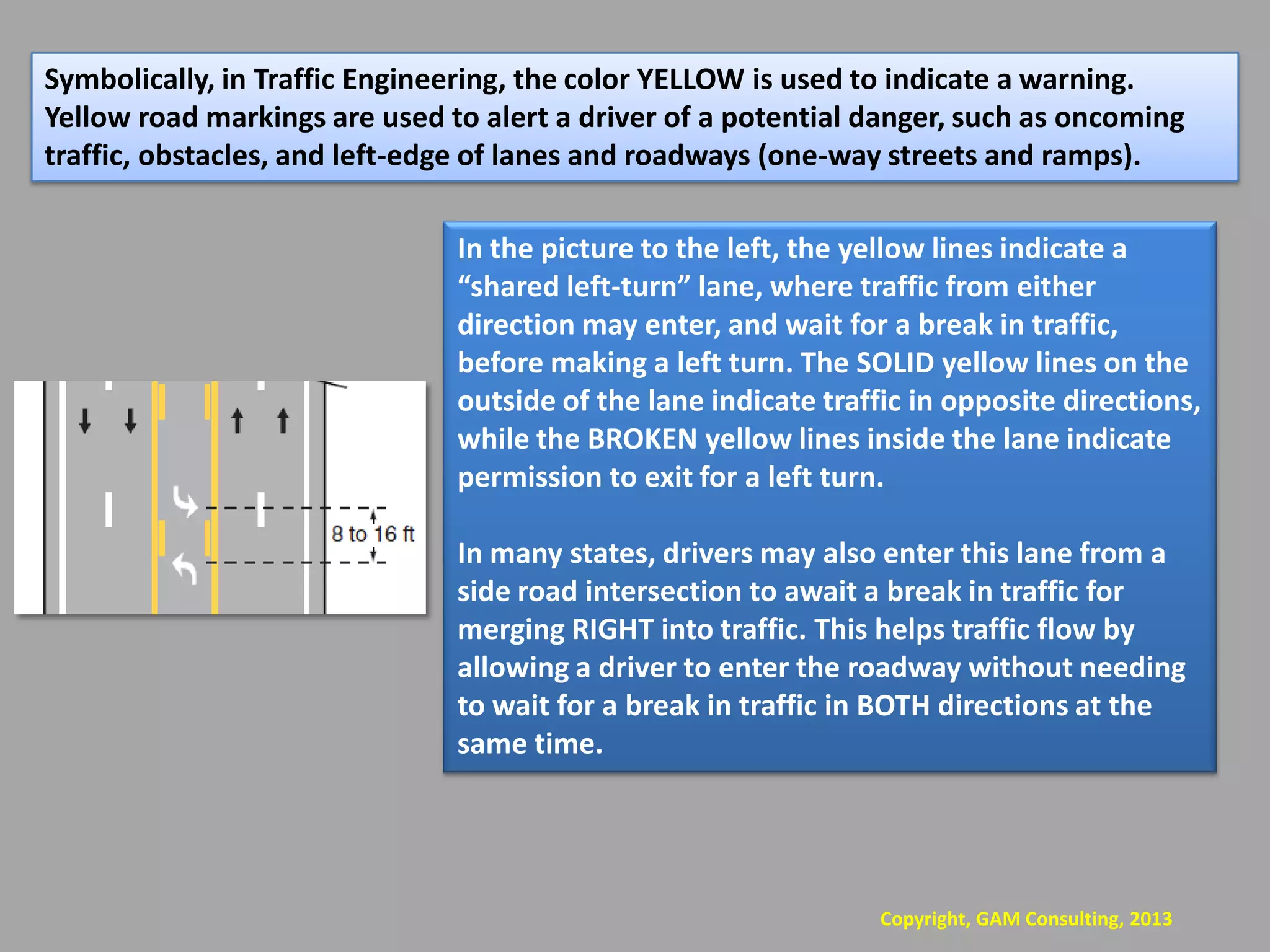 Road Markings 1 | PPTX