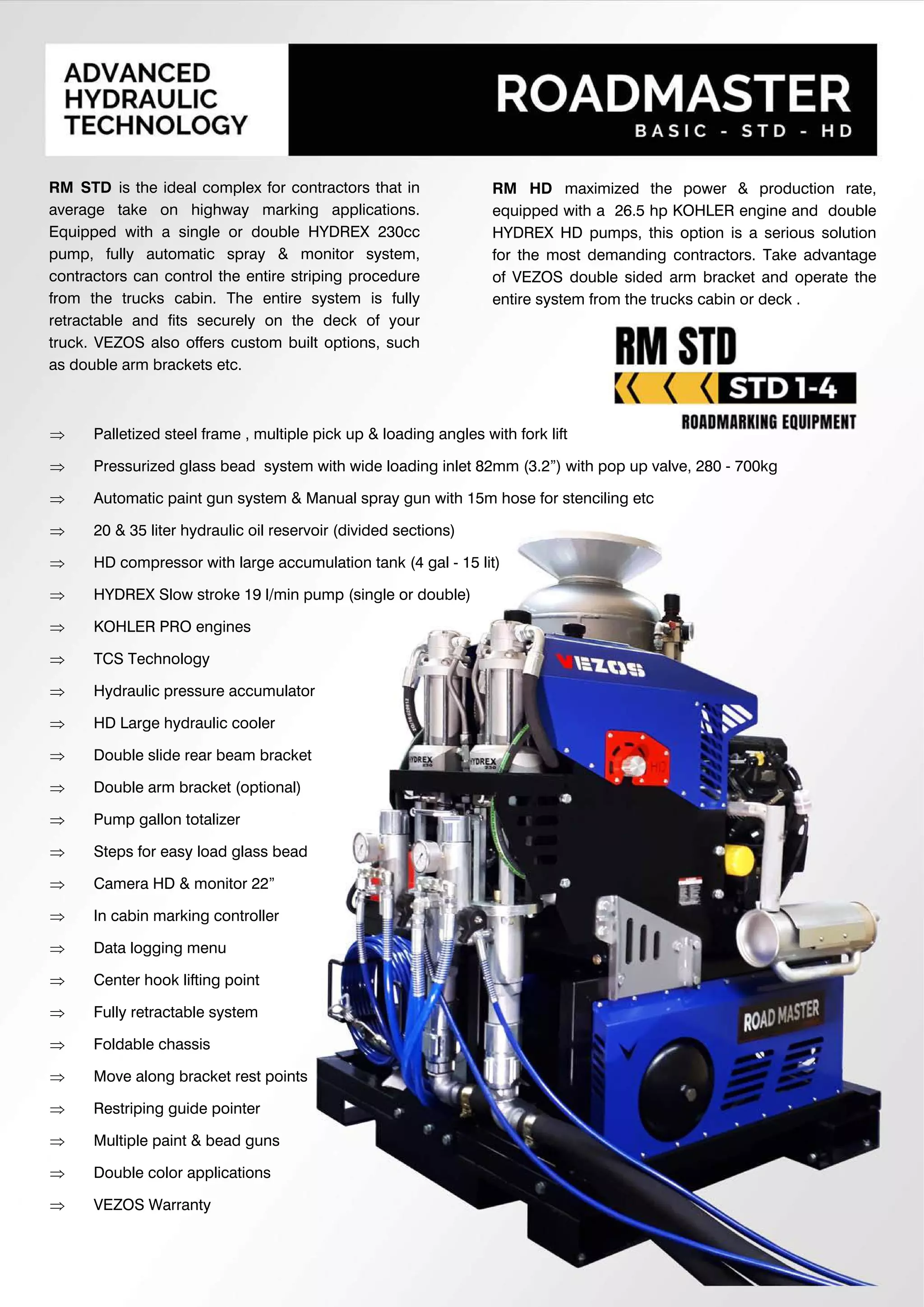 TRUCK MOUNTED ROAD MARKING UNITS VEZOS | PDF