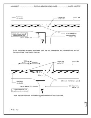 Road median and their types | DOCX