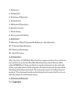 Road of construction | DOCX