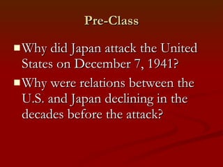 Road Pearl Harbor | PPT