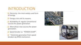 Road power generation | PPTX