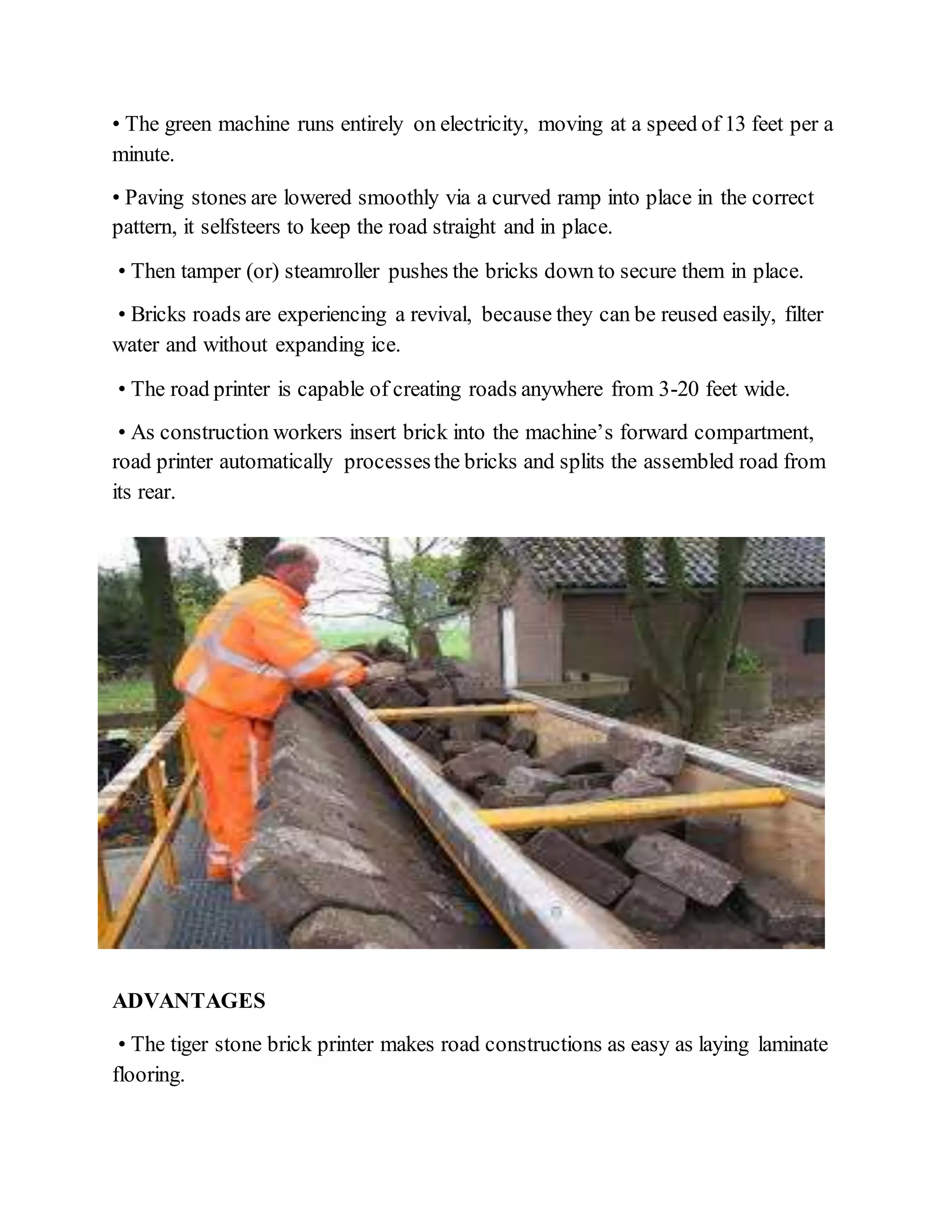 Road printer | DOCX