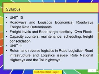 Road Rail Logistics All 6 Units.pptx